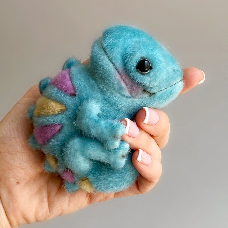 Chameleon PDF sewing pattern Video tutorial DIY stuffed toy - Etsy México