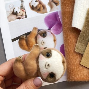 Sloth Sewing KIT, Sloth Pattern, Stuffed Toy Sloth, Softie Sloth ...