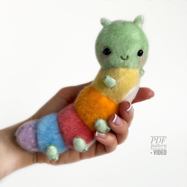 Caterpillar Plush - Etsy