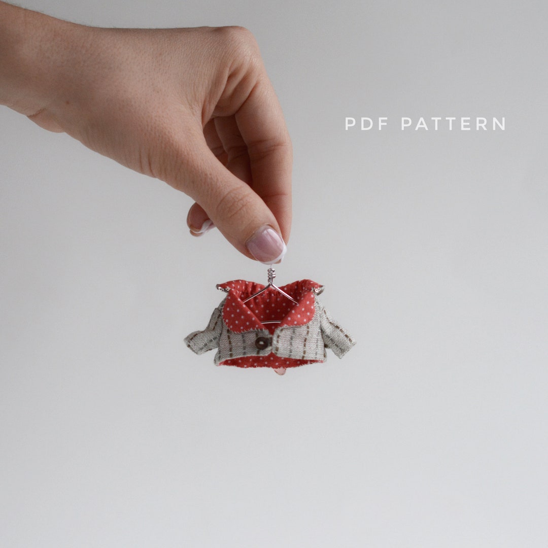 Miniature Jacket Tutorial DIY Toy Clothes PDF Pattern 1st Issue If ...