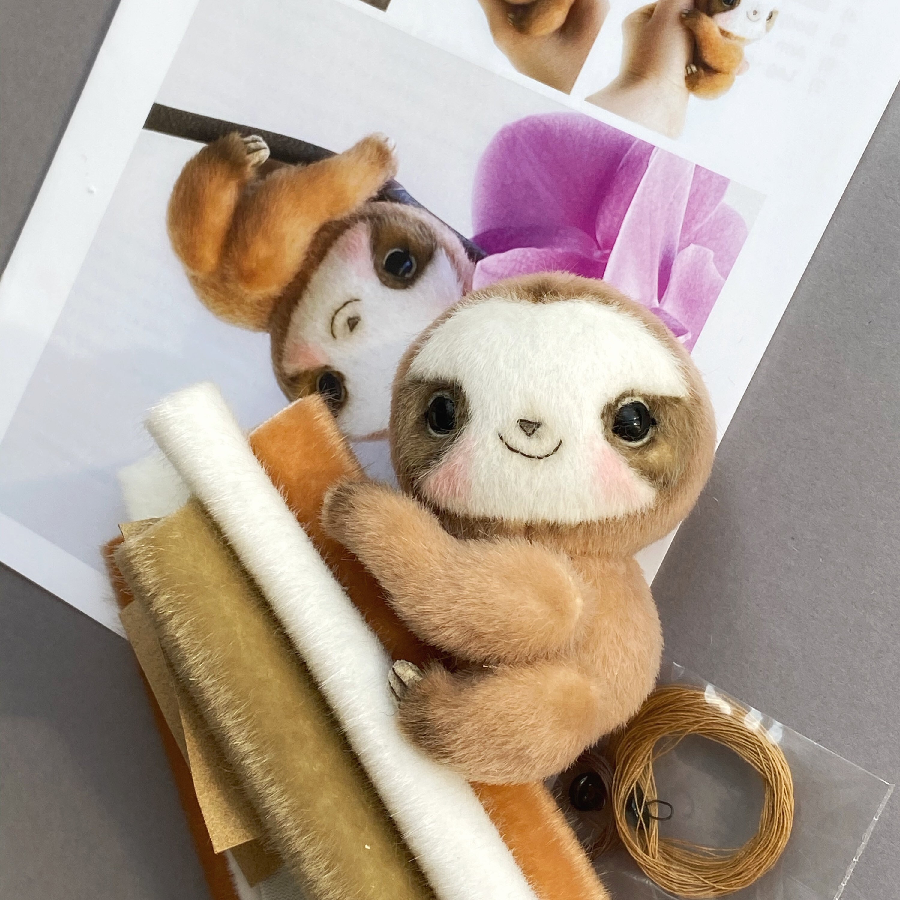 Sloth Sewing KIT Sloth Pattern Stuffed Toy Sloth Softie - Etsy Australia
