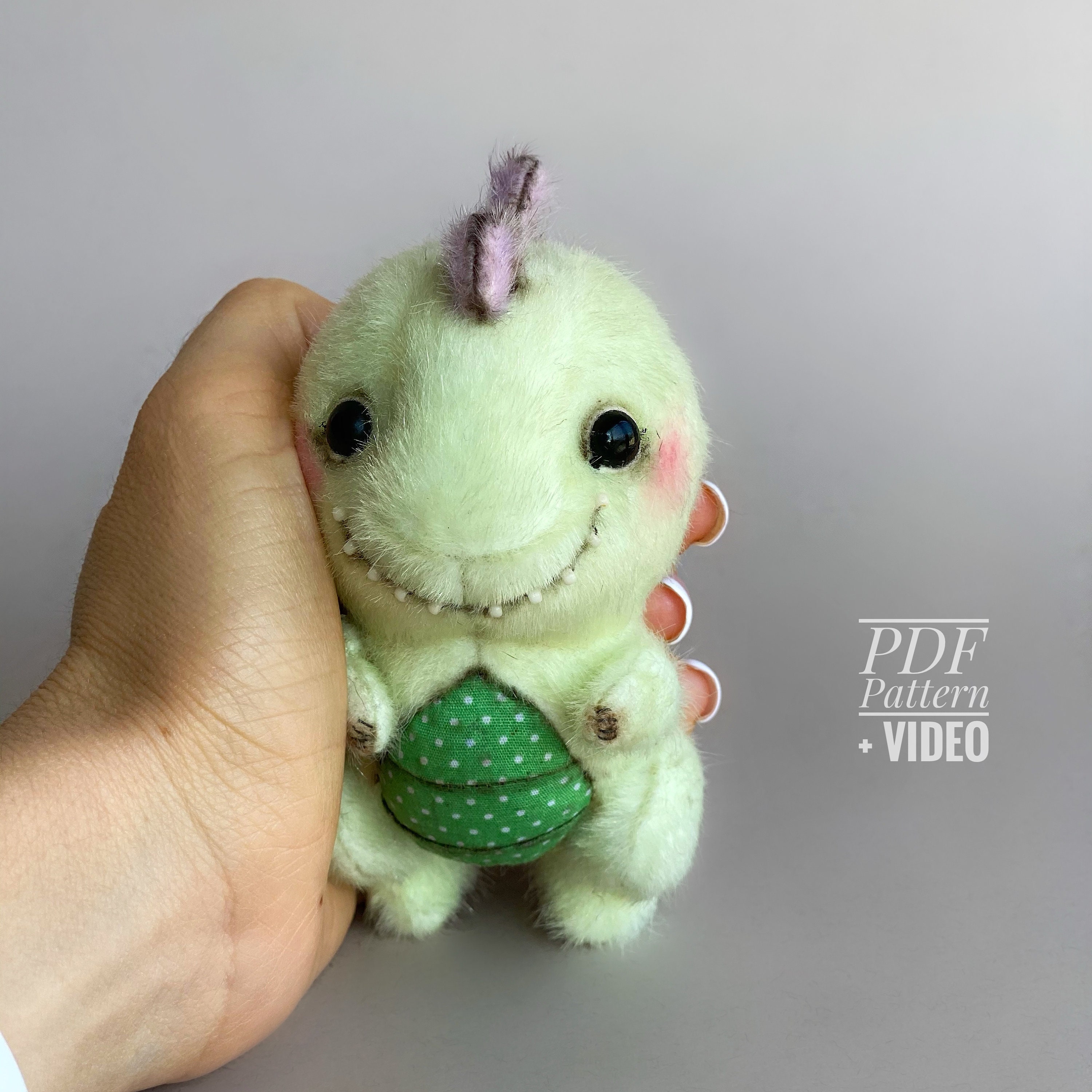 T-rex PDF Sewing Pattern Tyrannosaurus Video Tutorial DIY - Etsy Australia