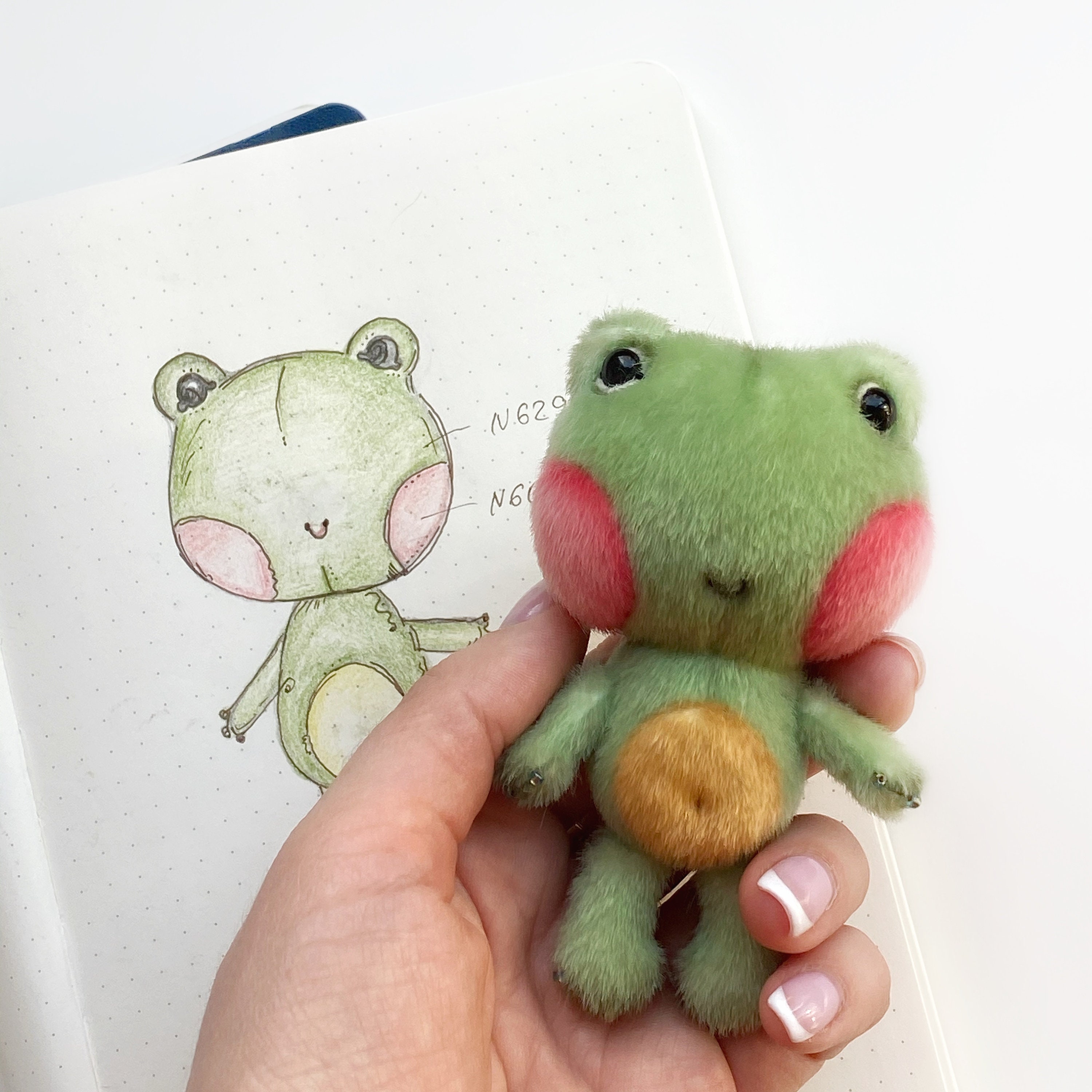 Frog PDF Sewing Pattern Video Tutorial DIY Stuffed Toy Pattern | Etsy ...