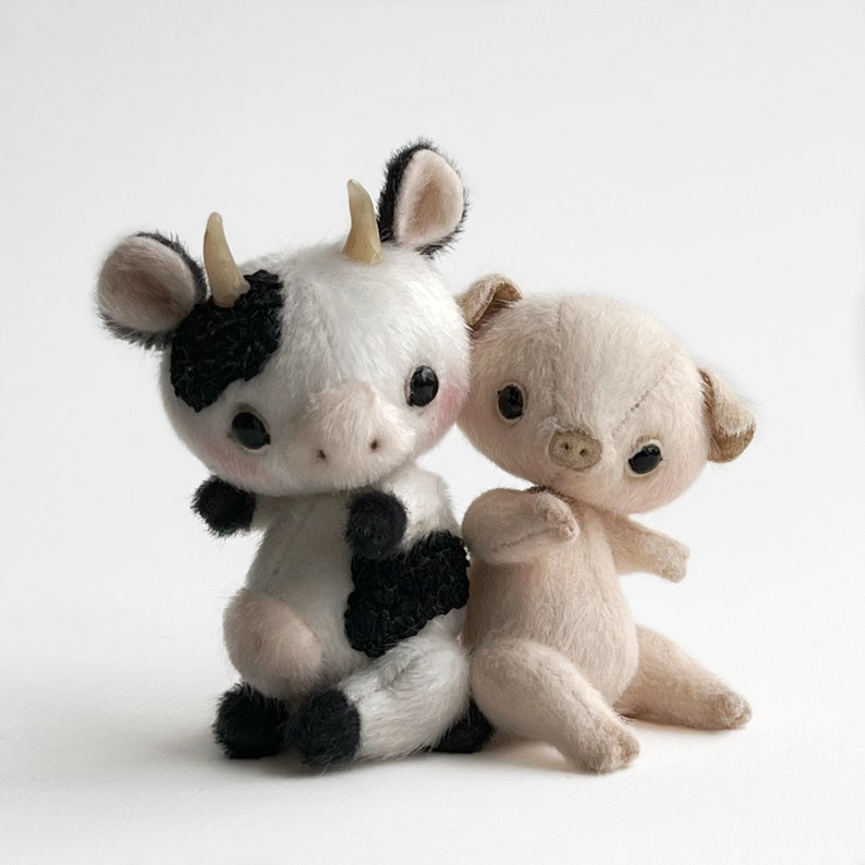 Cow PDF Sewing Pattern Artist Pattern Stuffed Toy | Etsy