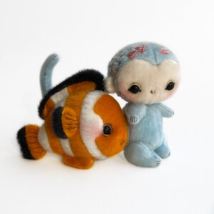 Clownfish PDF Sewing Pattern, Video Tutorial DIY Stuffed Toy Pattern ...