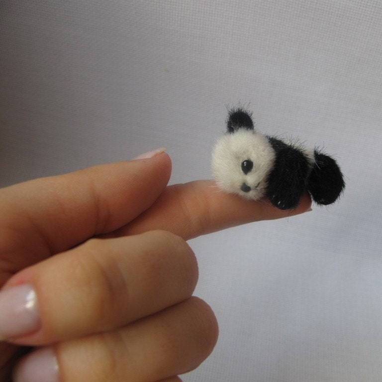 Miniature PANDA PATTERN PDF Make a Bearpdf E-pattern - Etsy