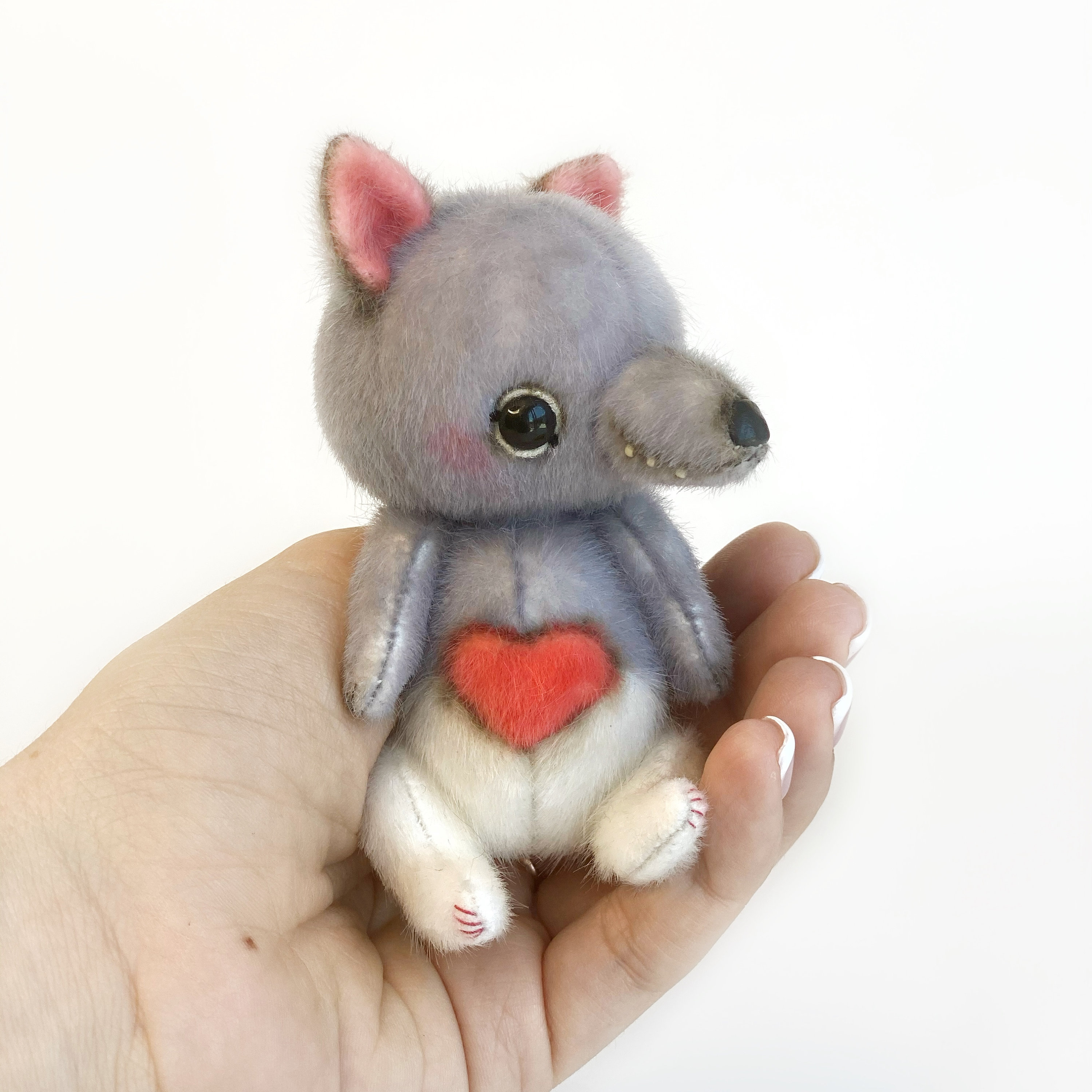 Wolf PDF sewing pattern Video tutorial DIY stuffed toy pattern | Etsy