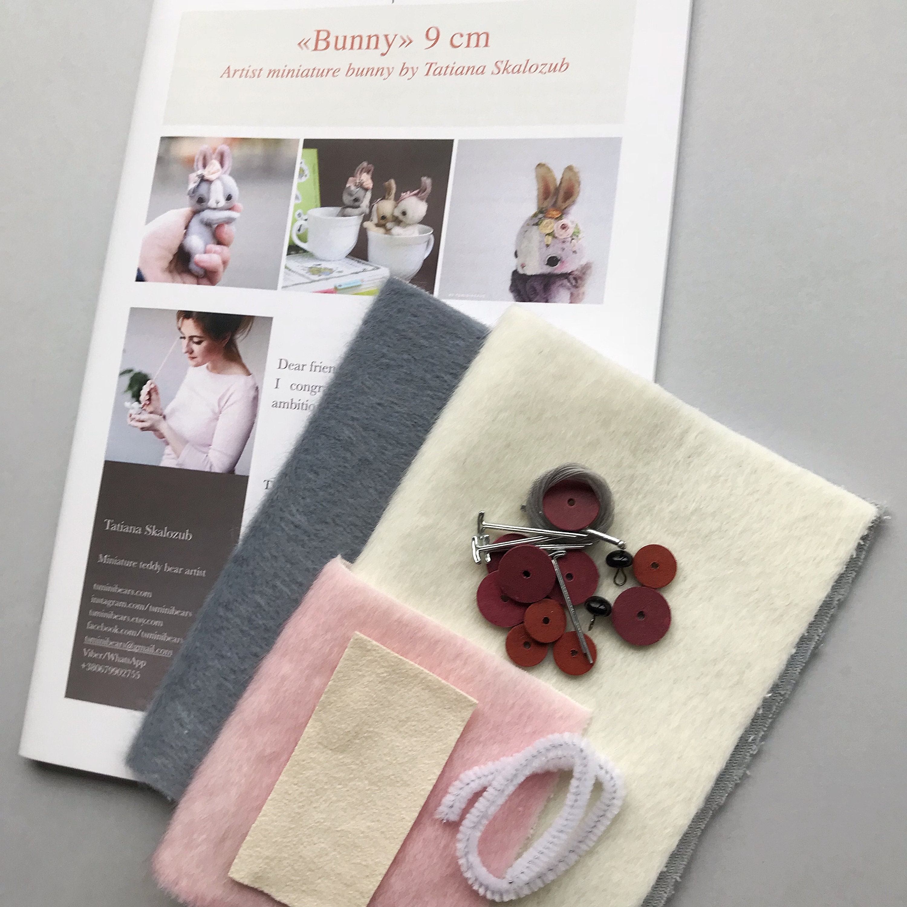 Bunny Complete Sewing KIT Pattern bunny for - Etsy