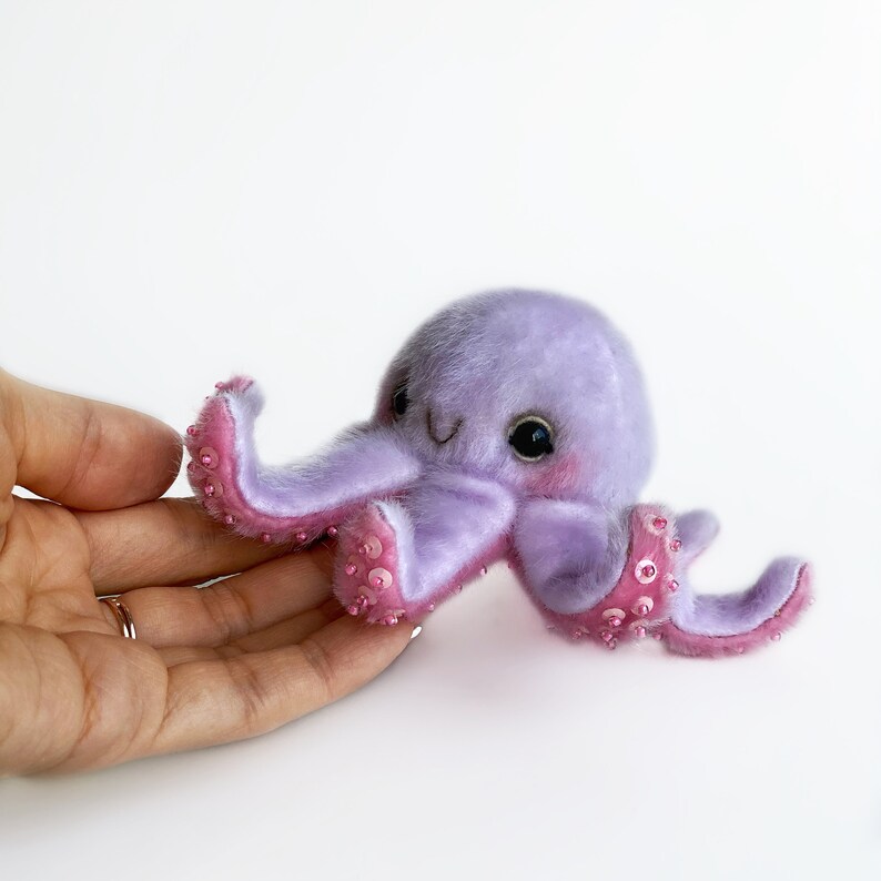 Octopus PDF Sewing Pattern Video Tutorial DIY Stuffed Toy - Etsy