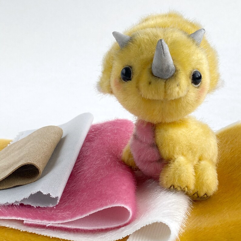 Styracosaur Triceratops Sewing KIT Video Tutorial DIY - Etsy