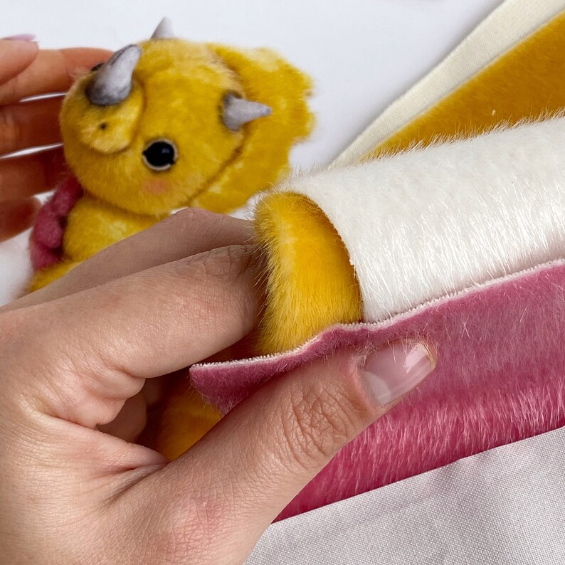 Styracosaur Triceratops Sewing KIT Video Tutorial DIY - Etsy