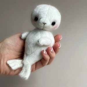 Seal PDF Sewing Pattern, Video Tutorial DIY Stuffed Toy Pattern Jelly ...