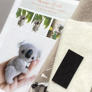 Koala Sewing KIT, Artist Pattern Koala, Craft Kit Koala, Cute Koala ...