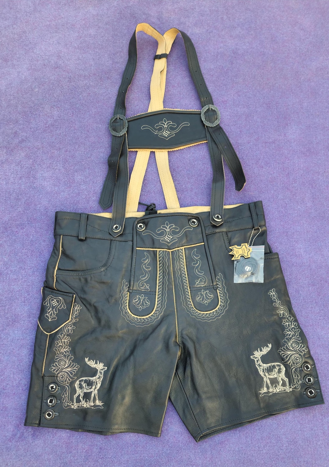 Vintage German Lederhosen for Men – Traditional Bavarian Oktoberfest ...