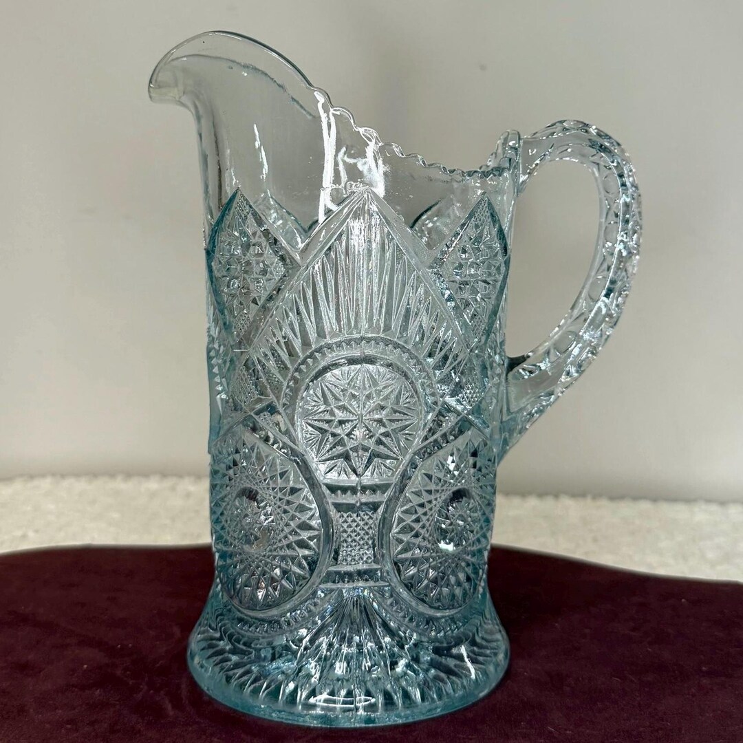 Early American Pattern Glass (EAPG) Water Pitcher. - Etsy