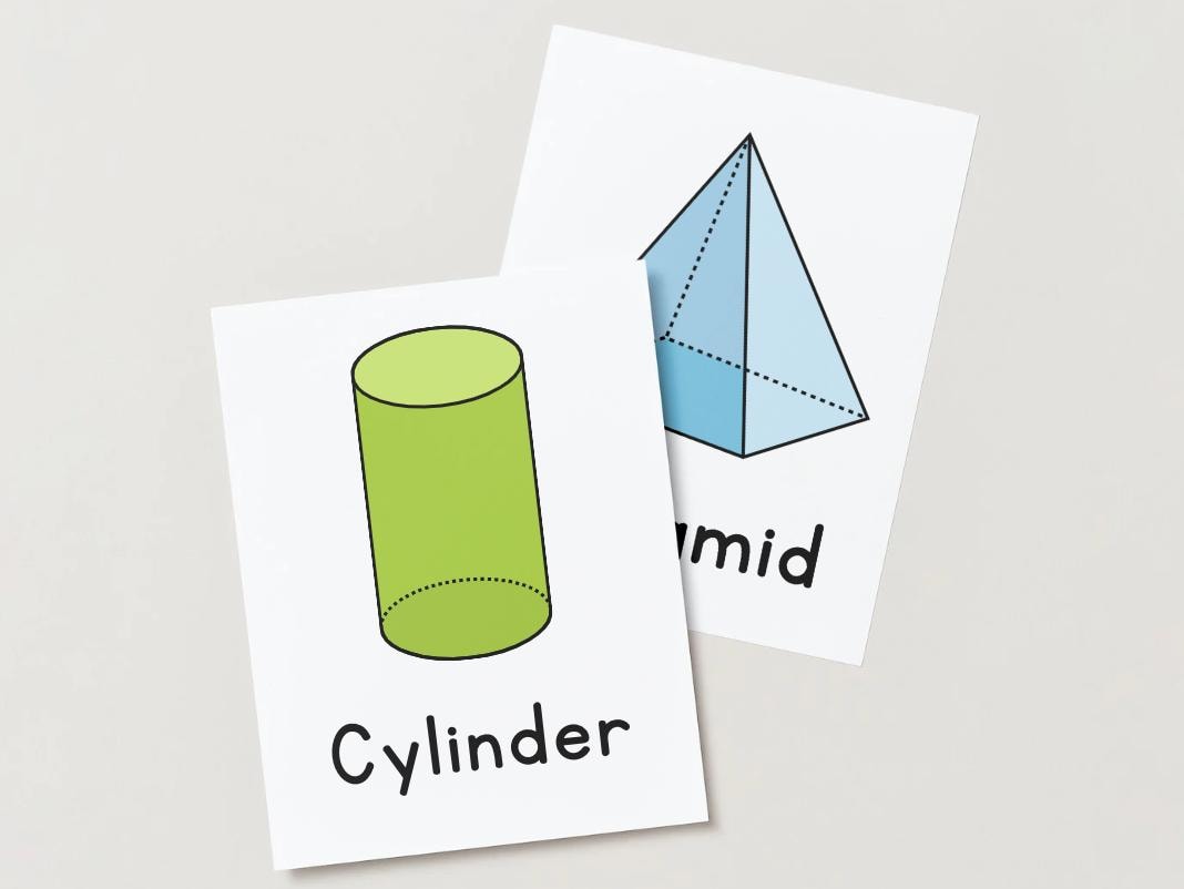 Simple 2D and 3D Shape Posters | Elementary Educational Posters ...