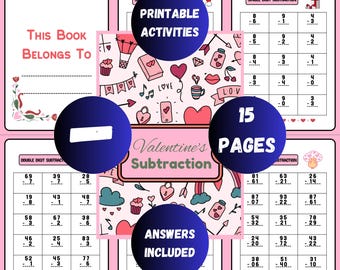 Math Worksheet – Subtraction | 15 Printable No-prep Worksheets for ...