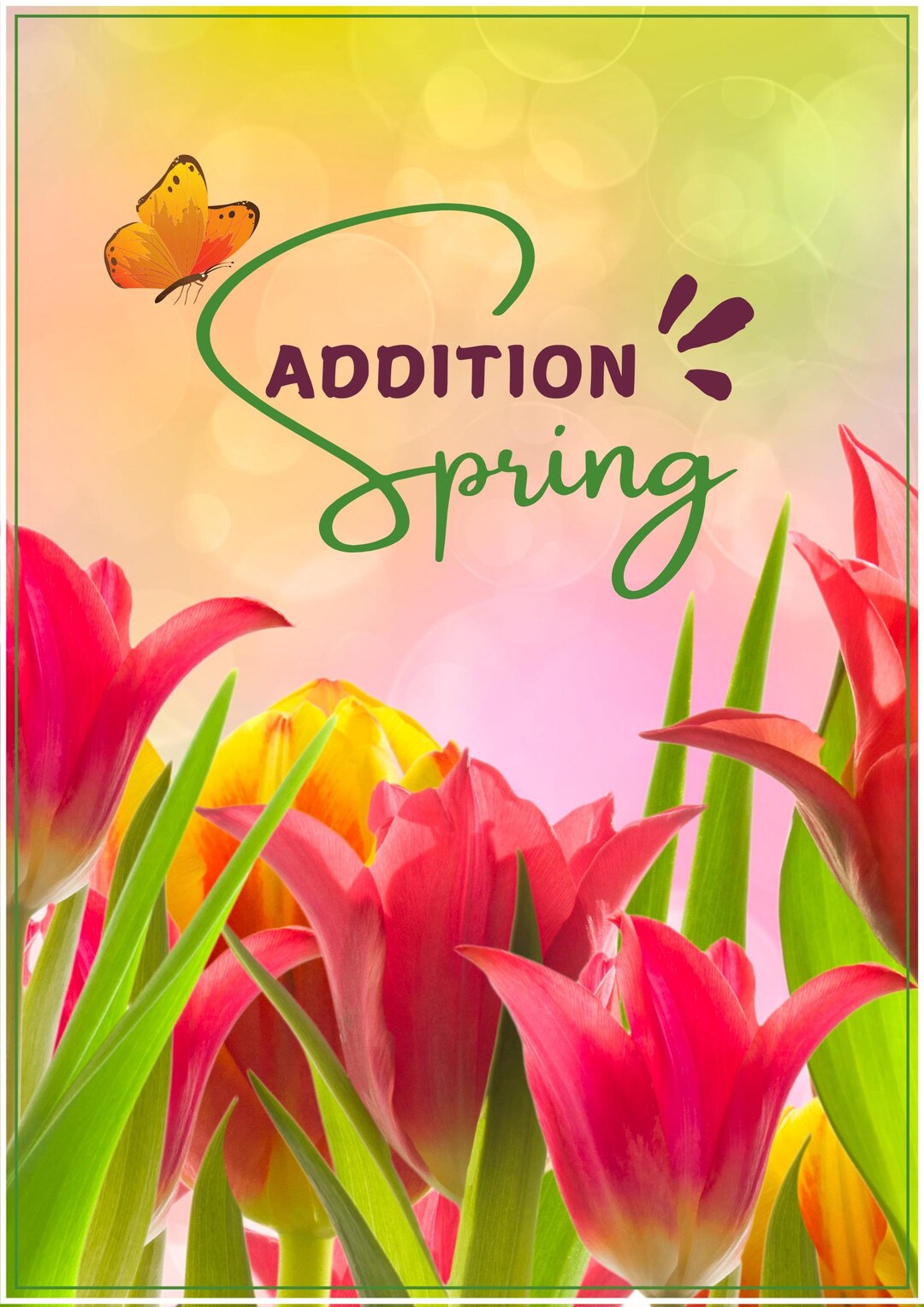 Spring Addition Worksheets 15 Printable Math Worksheets for 2nd-4th ...