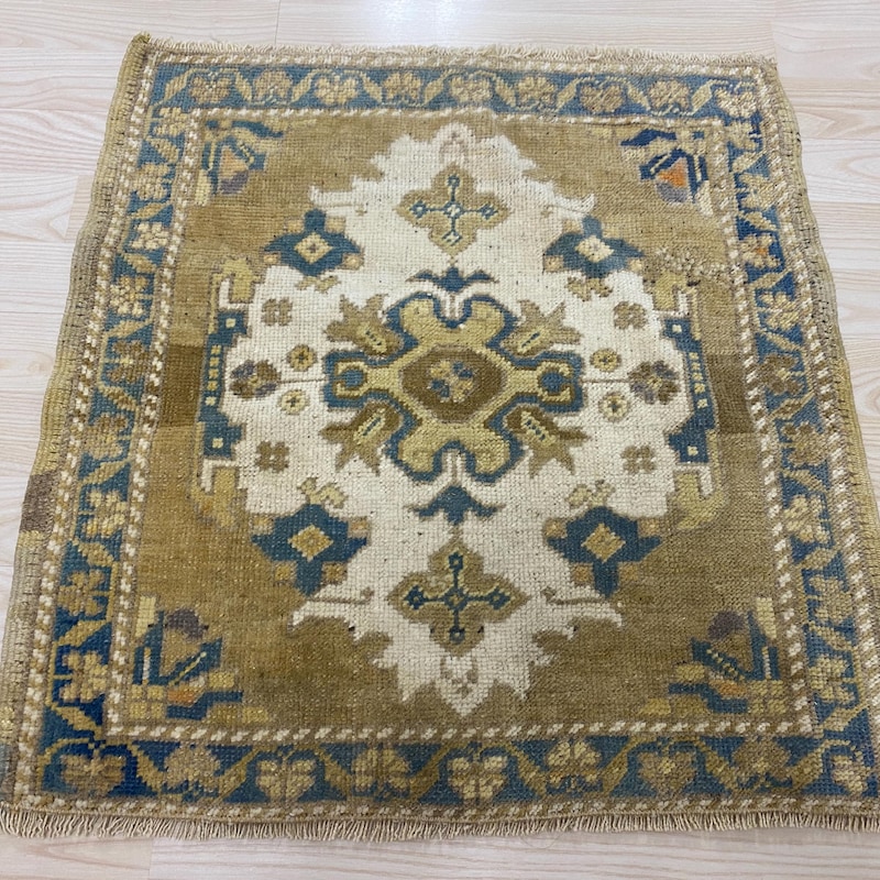 Small Square Tribal Rug - Etsy