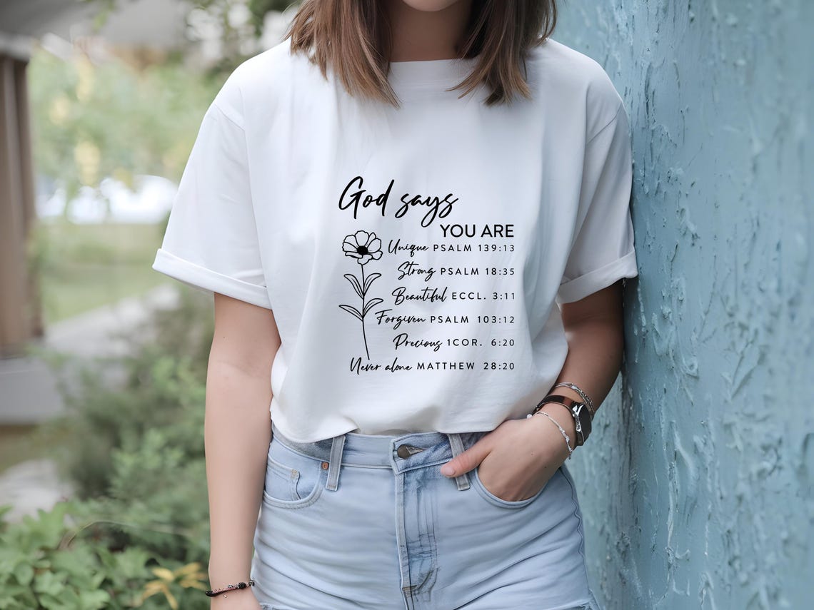 God Says You Are Png | Inspirational Png|christian Png | Christian T ...