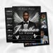 Black and Silver Funeral Program 8 Pages Template,editable in Loving ...