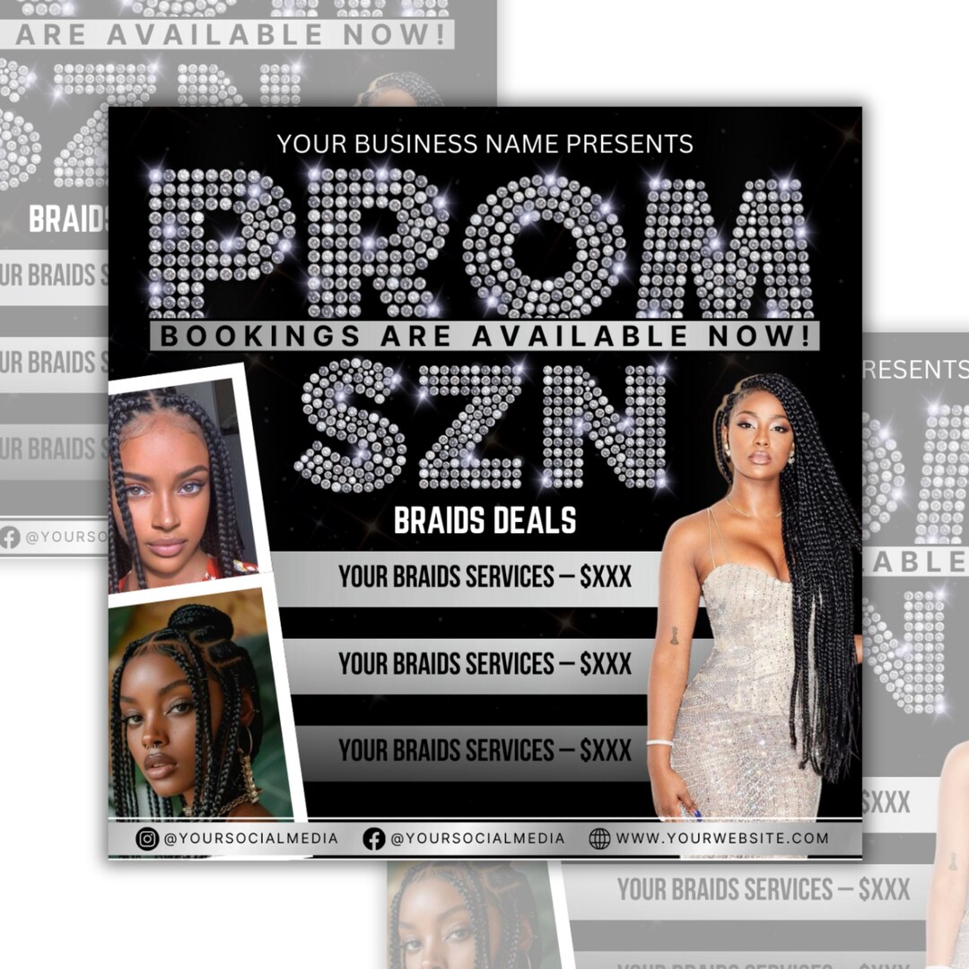Prom Makeup Specials Flyer, Prom Makeup Artist Flyer, Prom Queen Mua ...