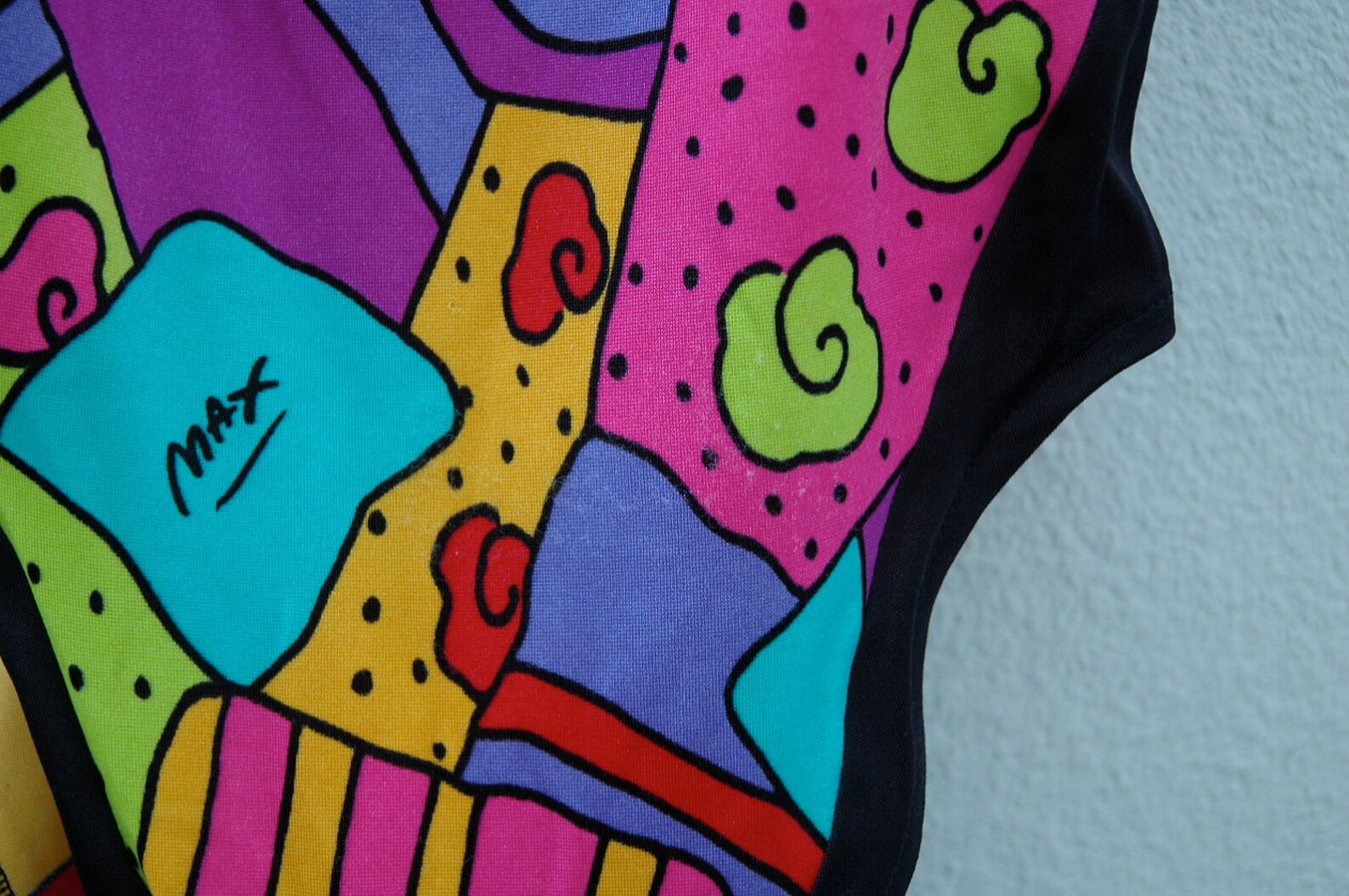 S A L E Neon Bathing Suit Vintage 80s Swimsuit Etsy