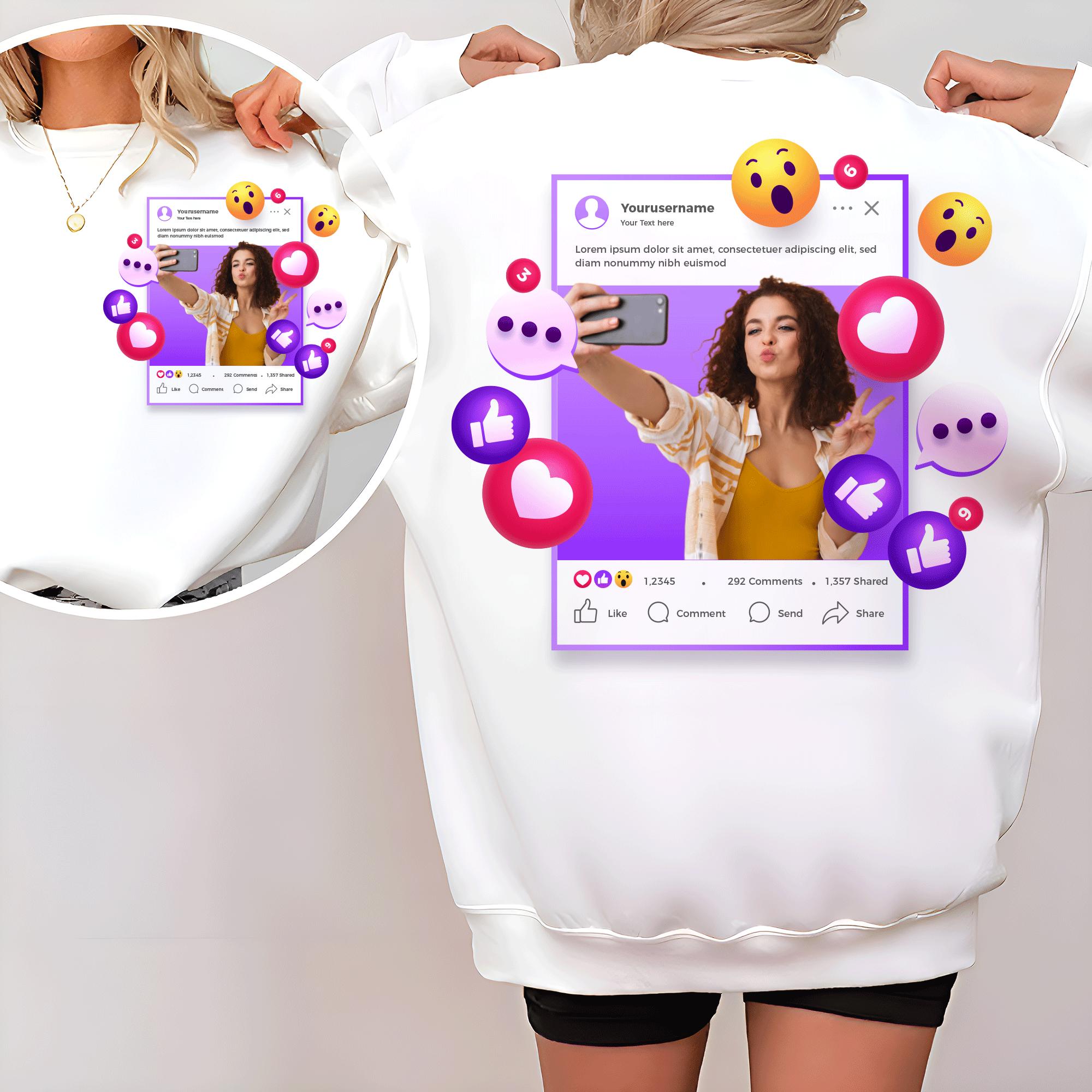 Instagram Template Selfie Frame Svg, Youtuber Svg, Influencer Svg Png ...