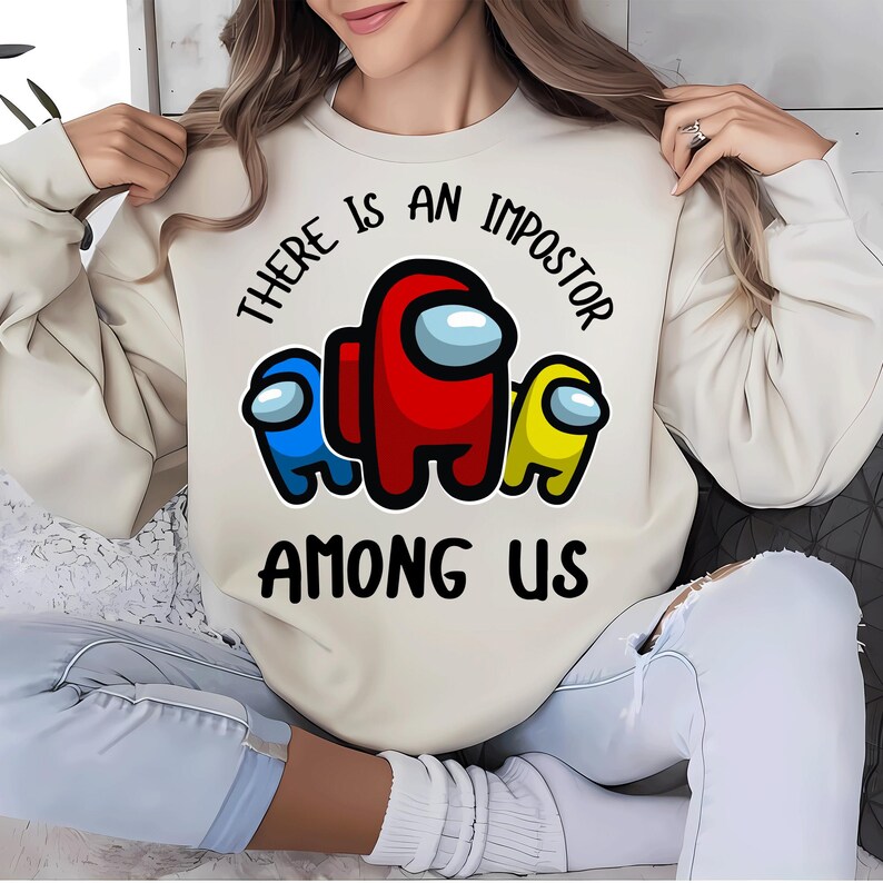 Among Us There is an Impostor Svg, Among Us Silhouette Cut Files, Among ...