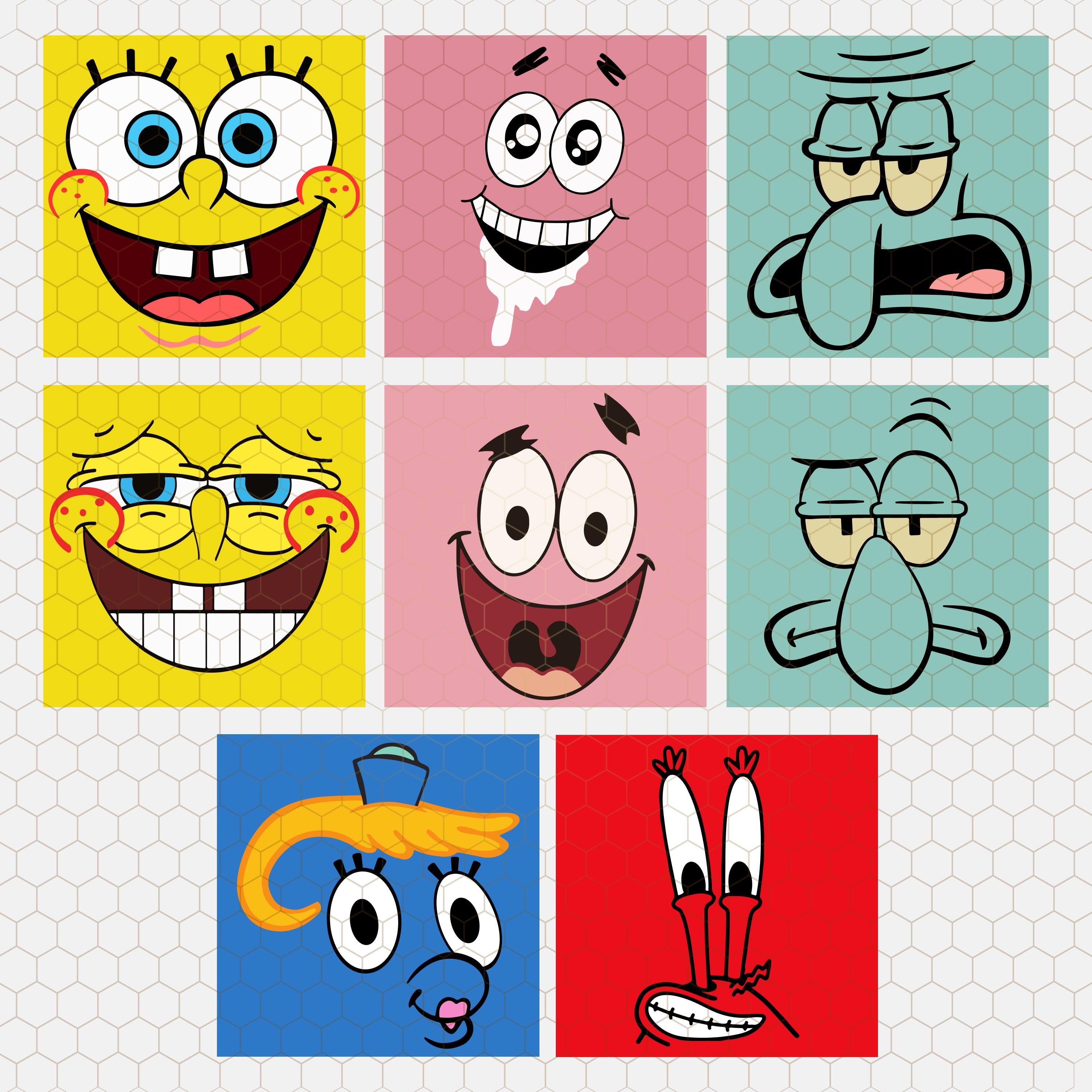 Spongebob Faces