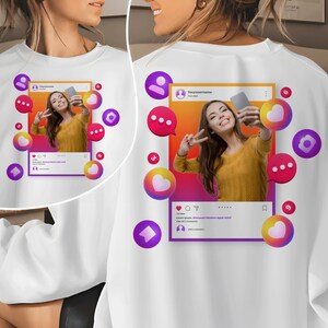 Instagram Template Selfie Frame Svg, Youtuber Svg, Influencer Svg Png ...