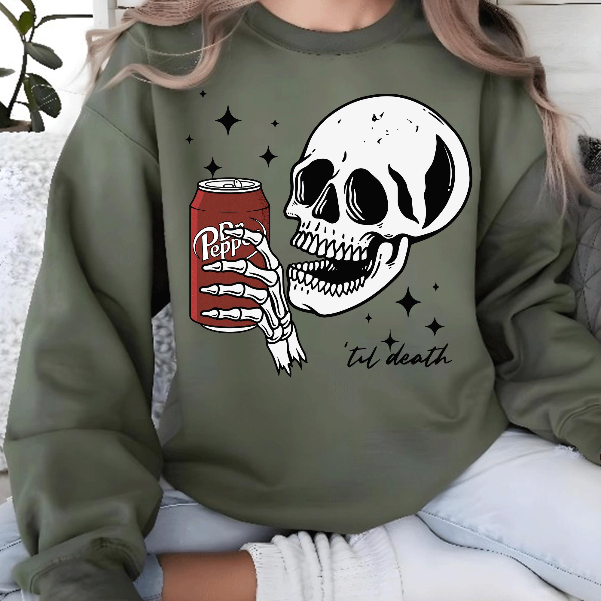 Till Death Dr. Pepper Svg, Skeleton Svg, Cute Dr Pepper Svg , Skeleton ...