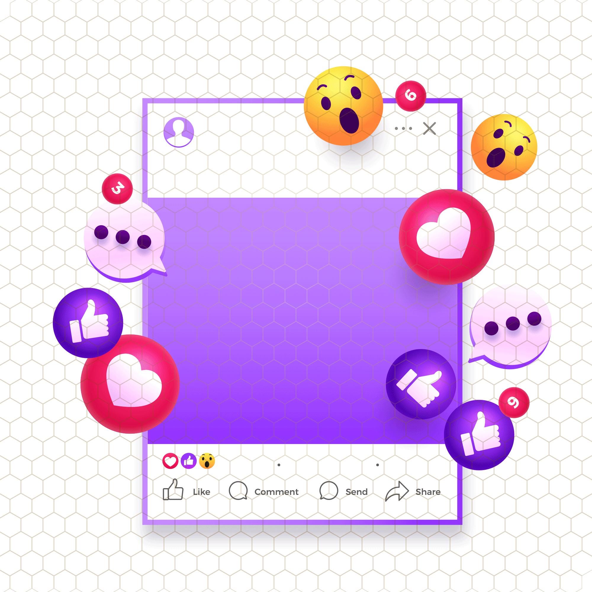 Instagram Template Selfie Frame Svg, Youtuber Svg, Influencer Svg Png ...