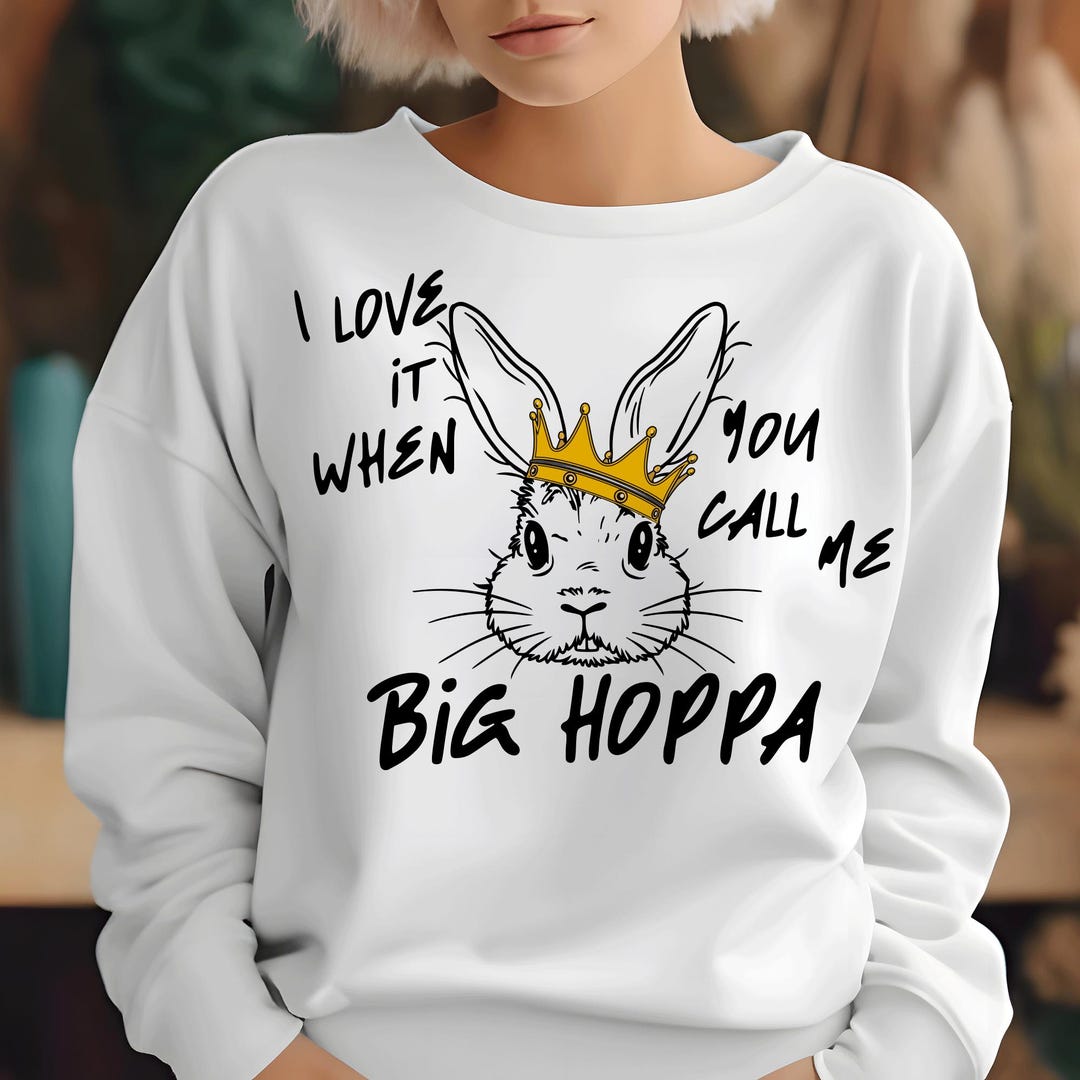 Big Hoppa Svg, Happy Easter SVG, Easter SVG, Spring Svg, Easter Bunny ...