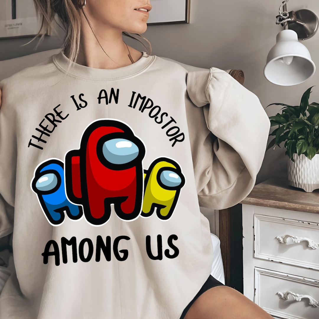 Among Us There is an Impostor Svg, Among Us Silhouette Cut Files, Among ...