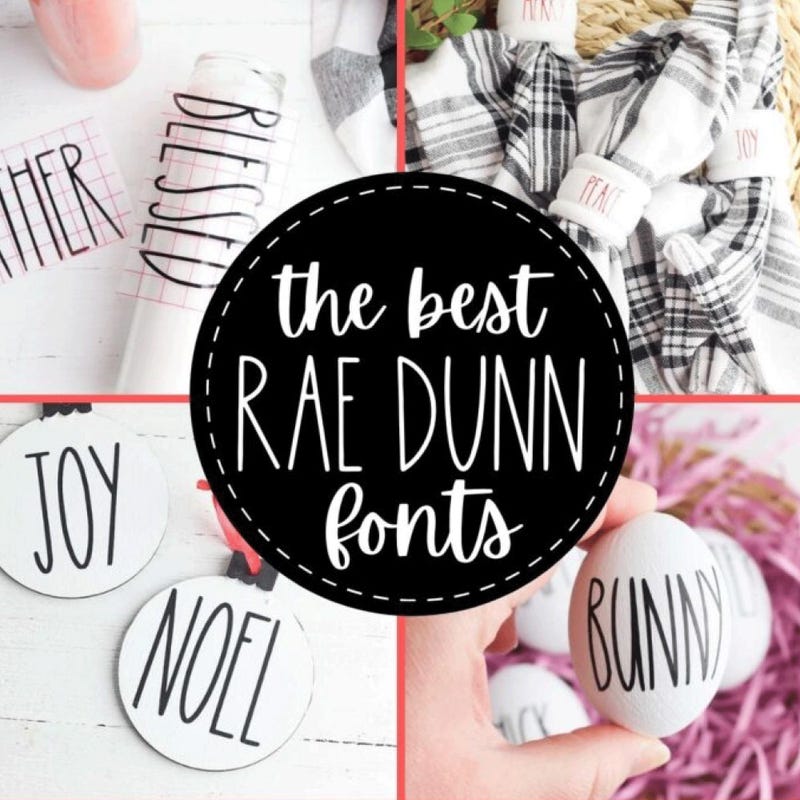 Rae Dunn Font - Etsy
