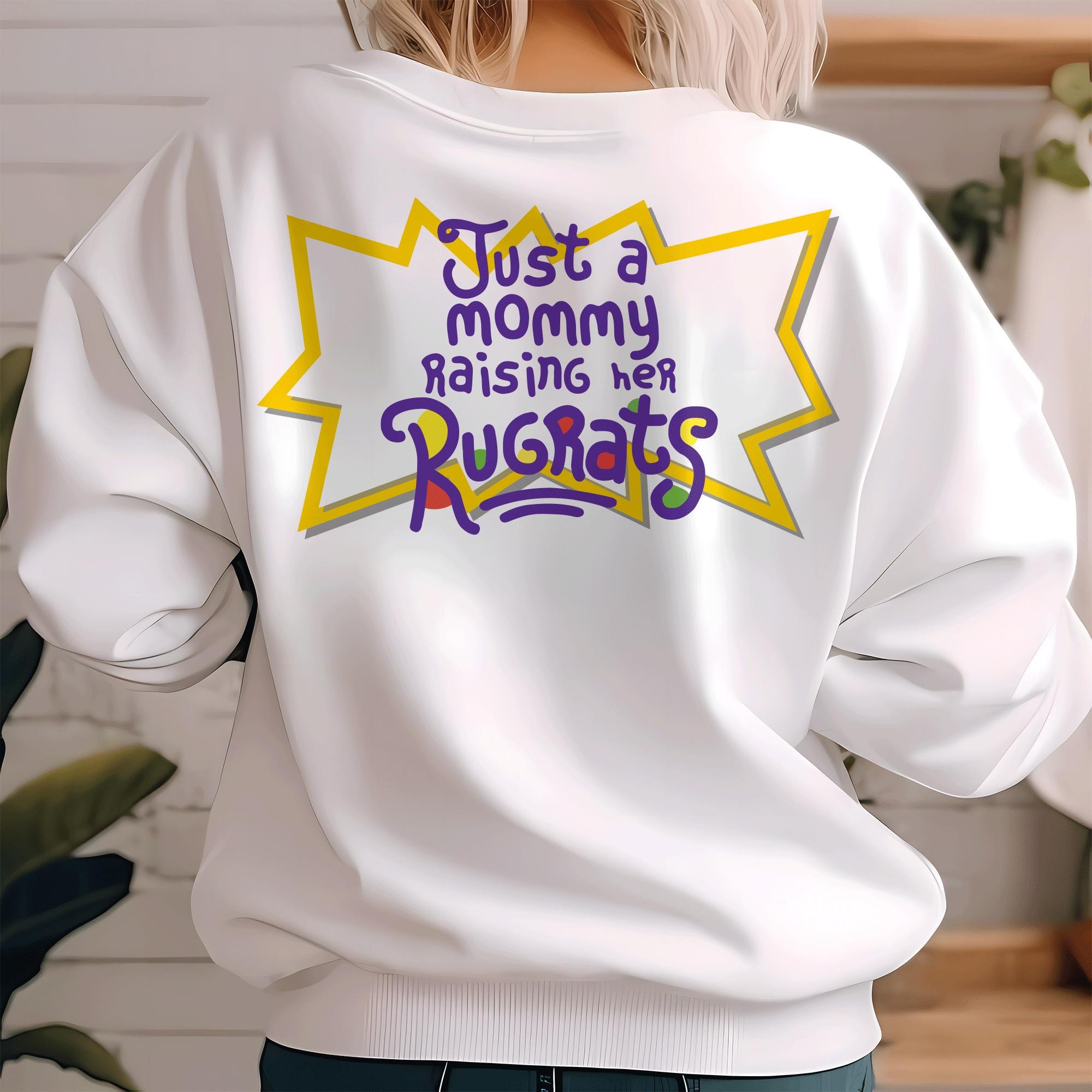 Just a 90’s Mama Raising Her Rugrats Svg Png, Rugrats Font Svg, Rugrats ...