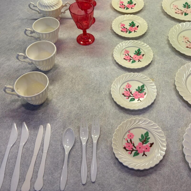 Plastic Tea Set - Etsy