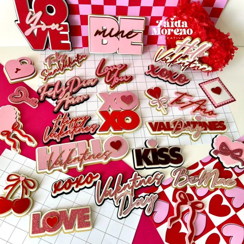 Valentine Toppers Png - Etsy UK