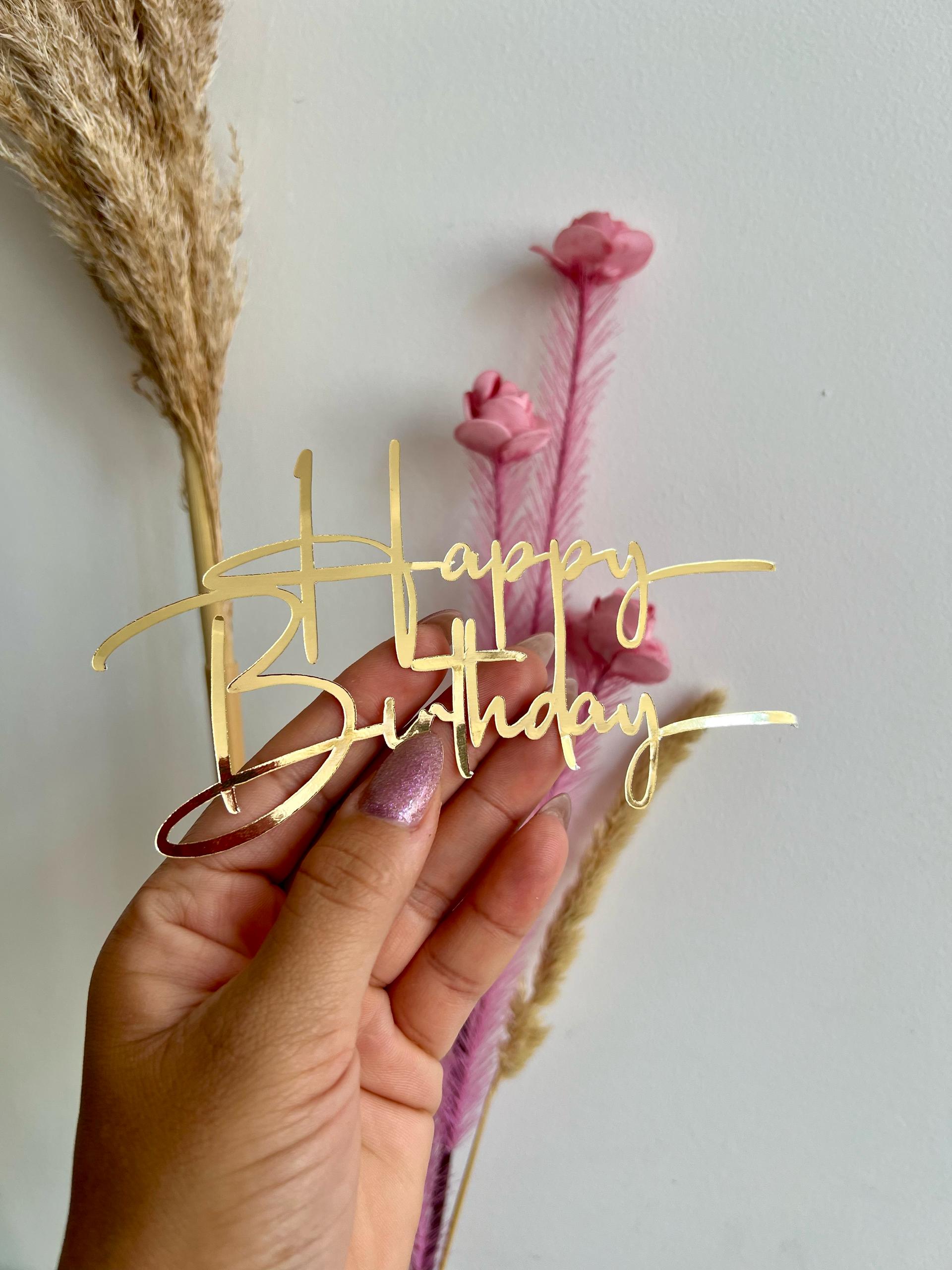 Cake topper genéricos de happy birthday y Feliz cumpleaños / archivos ...