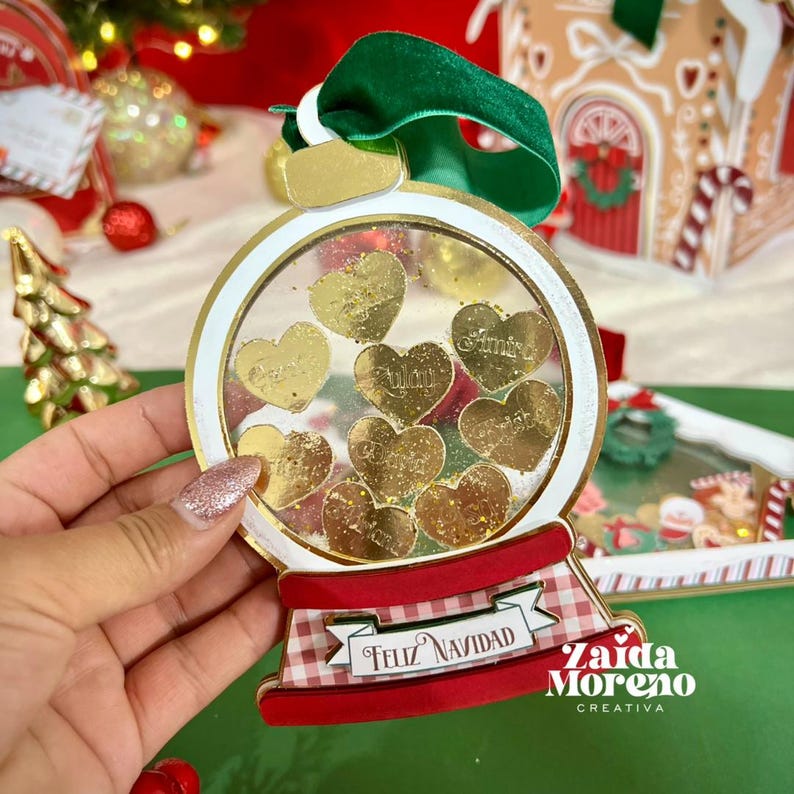 Diseños de bambalinas 2d/adorno para árbol de navidad/incluye 3 diseños ...
