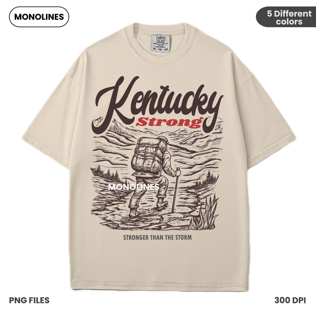 Kentucky Strong PNG, Kentucky Strong Hell or High Waters, Digital ...