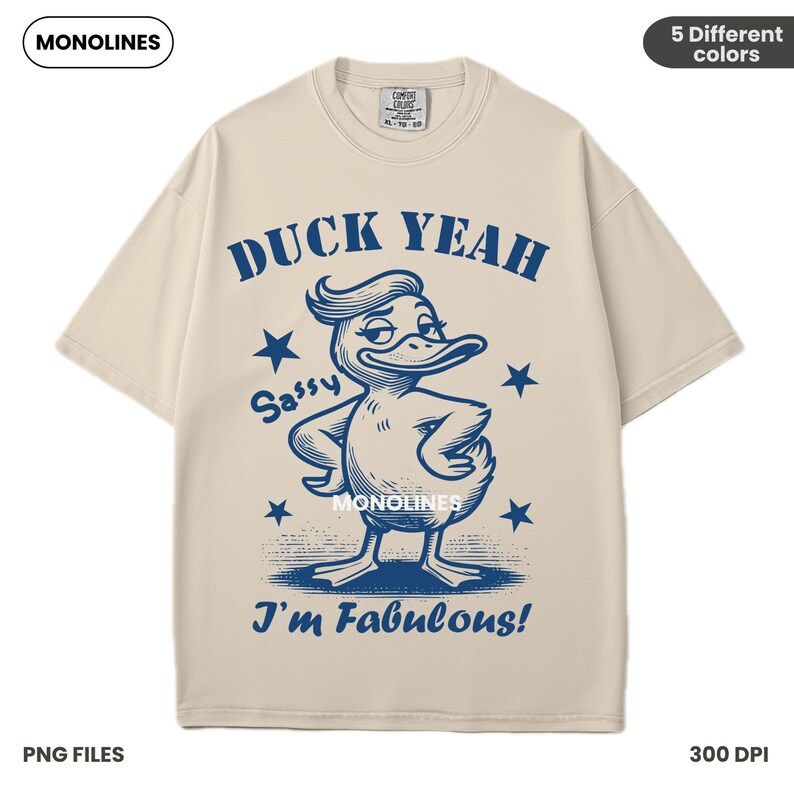 Duck Yeah PNG, Sassy Duck Sublimation Design, Funny Digital File ...