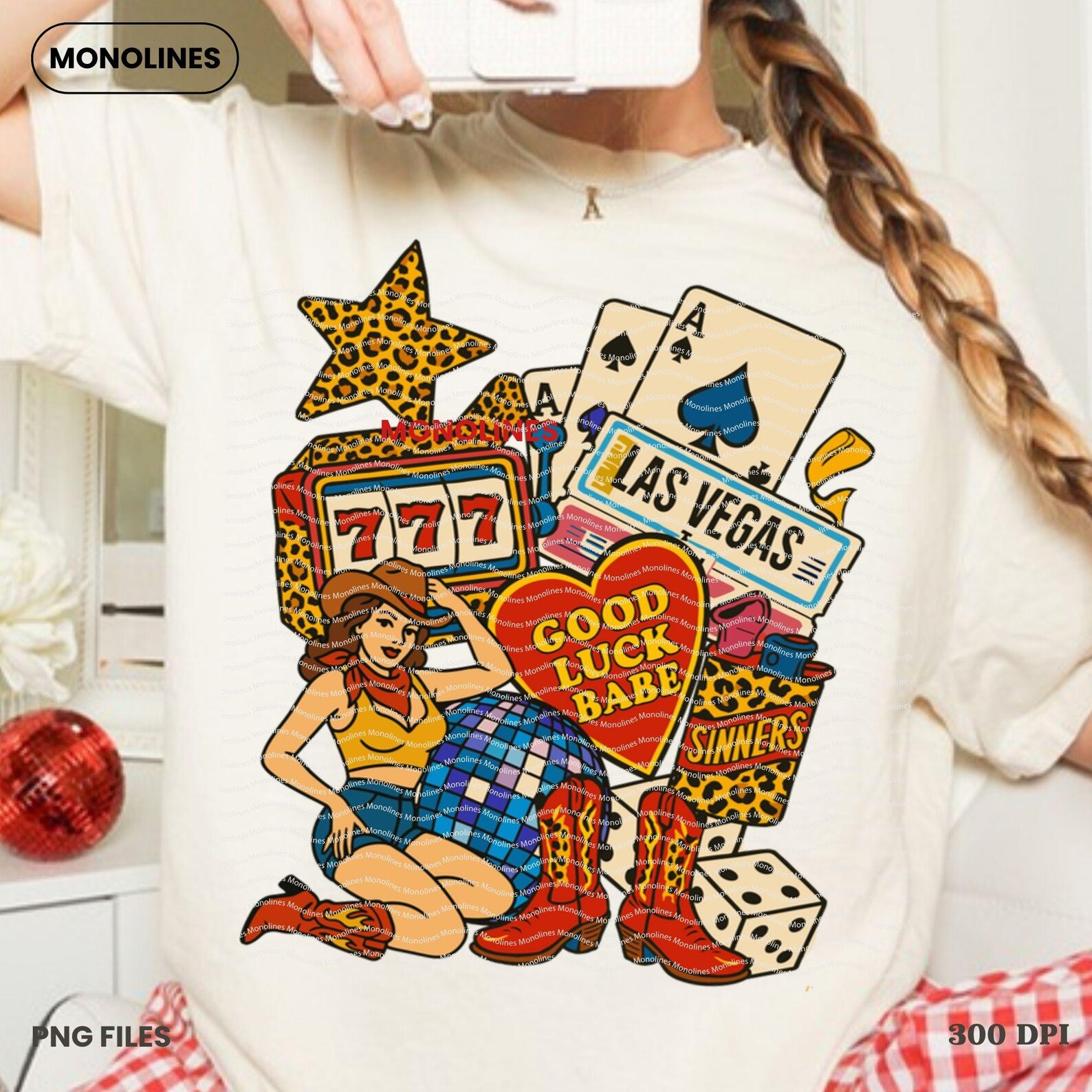 Cowgirl Collage PNG, Retro Western Baddie PNG, Lucky Babe Sublimation ...