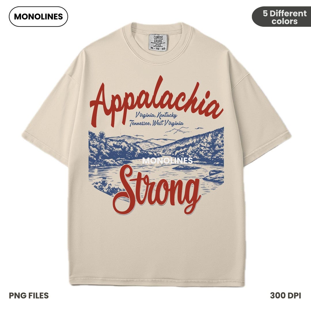 Appalachia Strong River PNG, Virginia North Carolina Tennessee Support ...