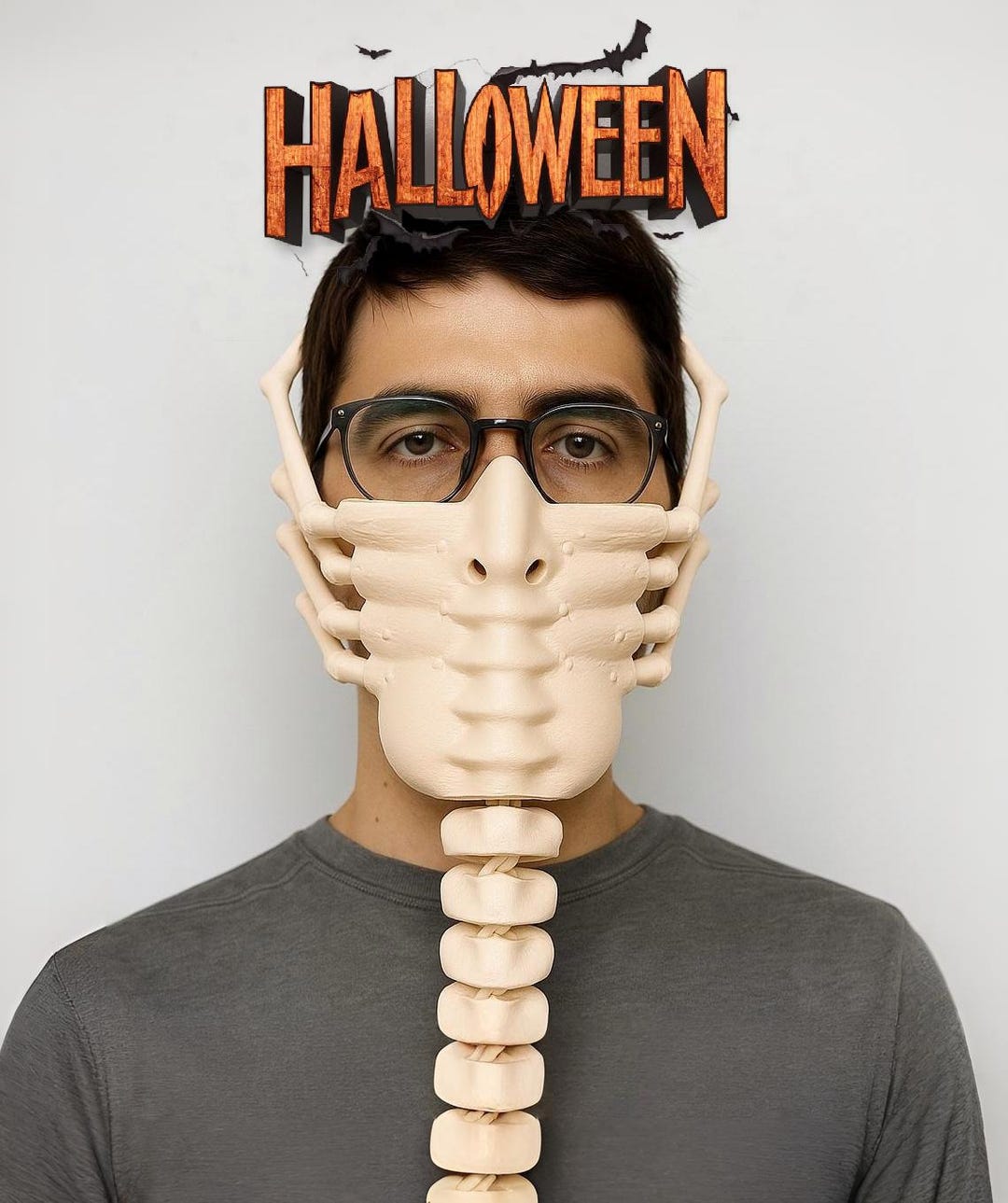 Facehugger Mask: Alien Cosplay, Horror Prop, 3D Printed Halloween Mask ...