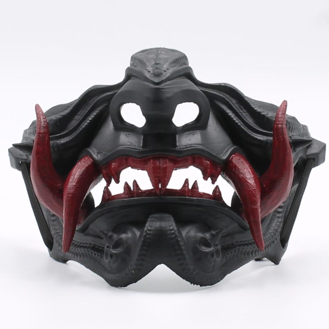 Ghost of Tsushima Maskv1,samurai Mask,oni Mask,mempo Cosplay-handmade ...