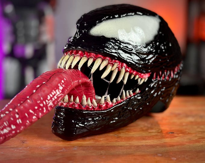 Custom 3D Printed Wearable Cosplay Helmet - Venom: the Last Dance ...