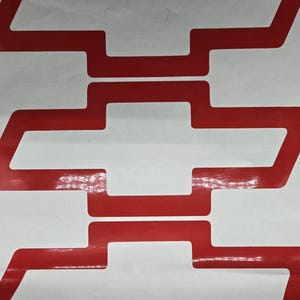 4x CHEVY Vintage (rounded Corners) Chevrolet Bowtie Vinyl Sticker Decal ...