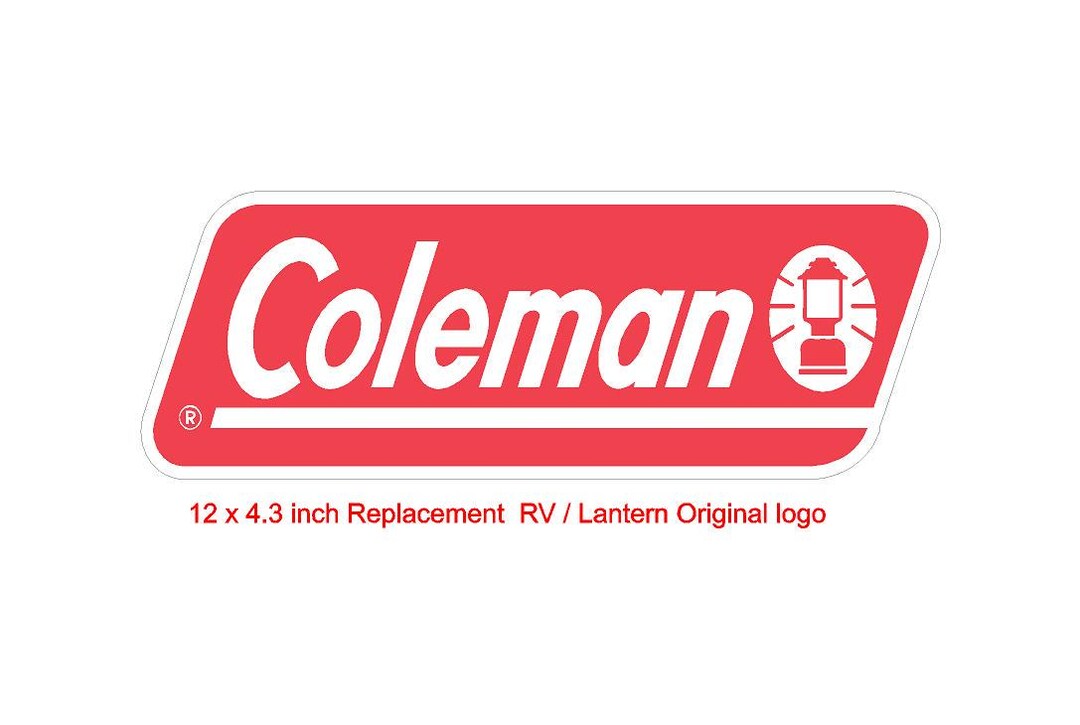 Coleman by Fleetwood Sticker Label for RV Trailer Lantern Stove Lamp ...